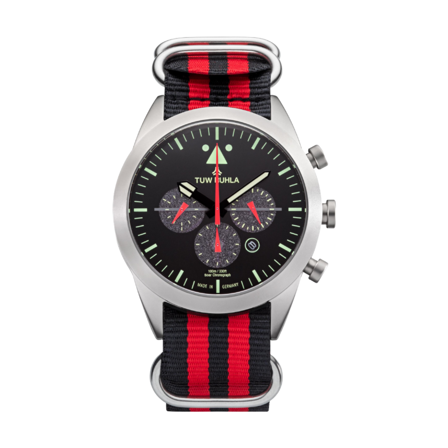 TUW RUHLA Solar Aviator Red – GDG Watches